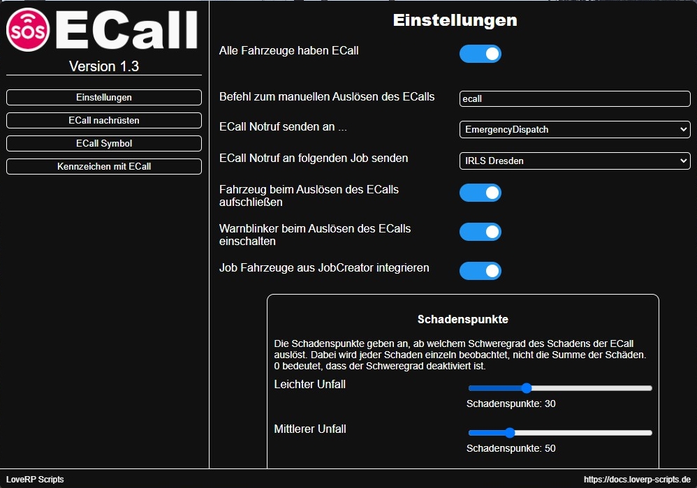 LoveRP Scripts | ECall System